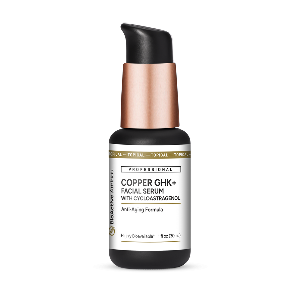 Hormone-Free Copper GHK+ Facial Serum with Cycloastragenol