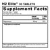 H2 Elite - Molecular Hydrogen Tablets - Quicksilver
