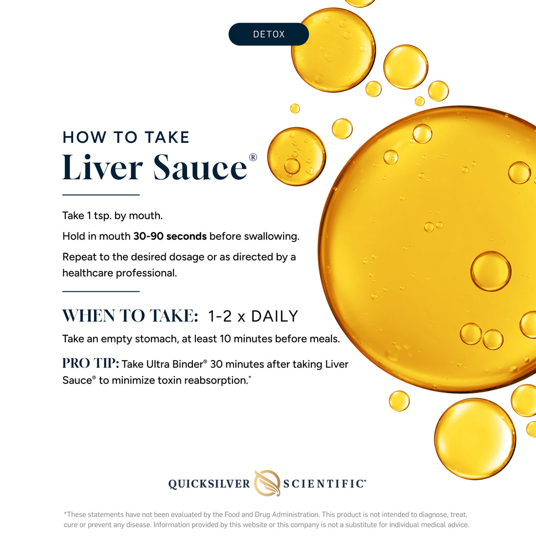 Liver Sauce® - Liver Detox Supplement Elixir - Quicksilver