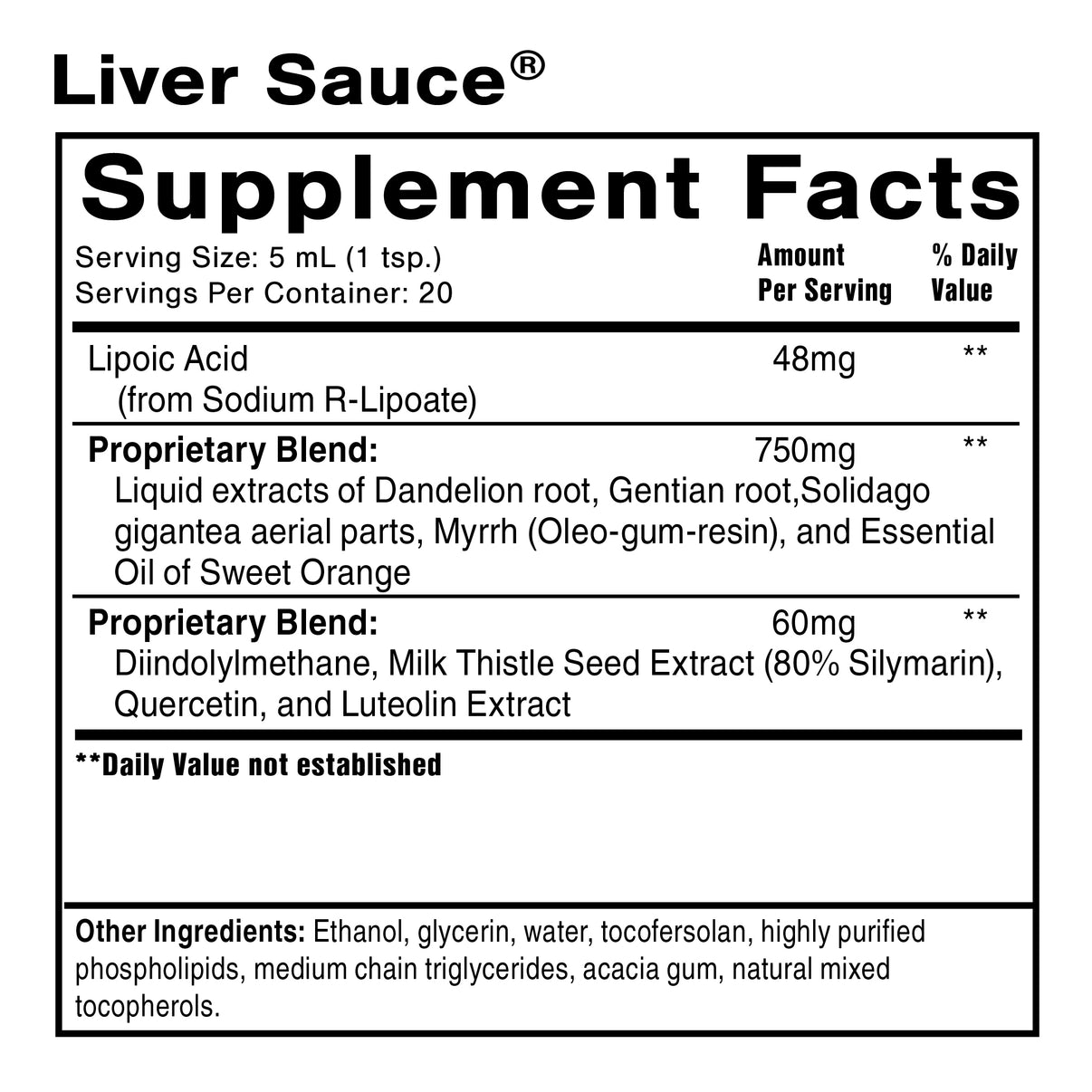 Liver Sauce® – Quicksilver Scientific