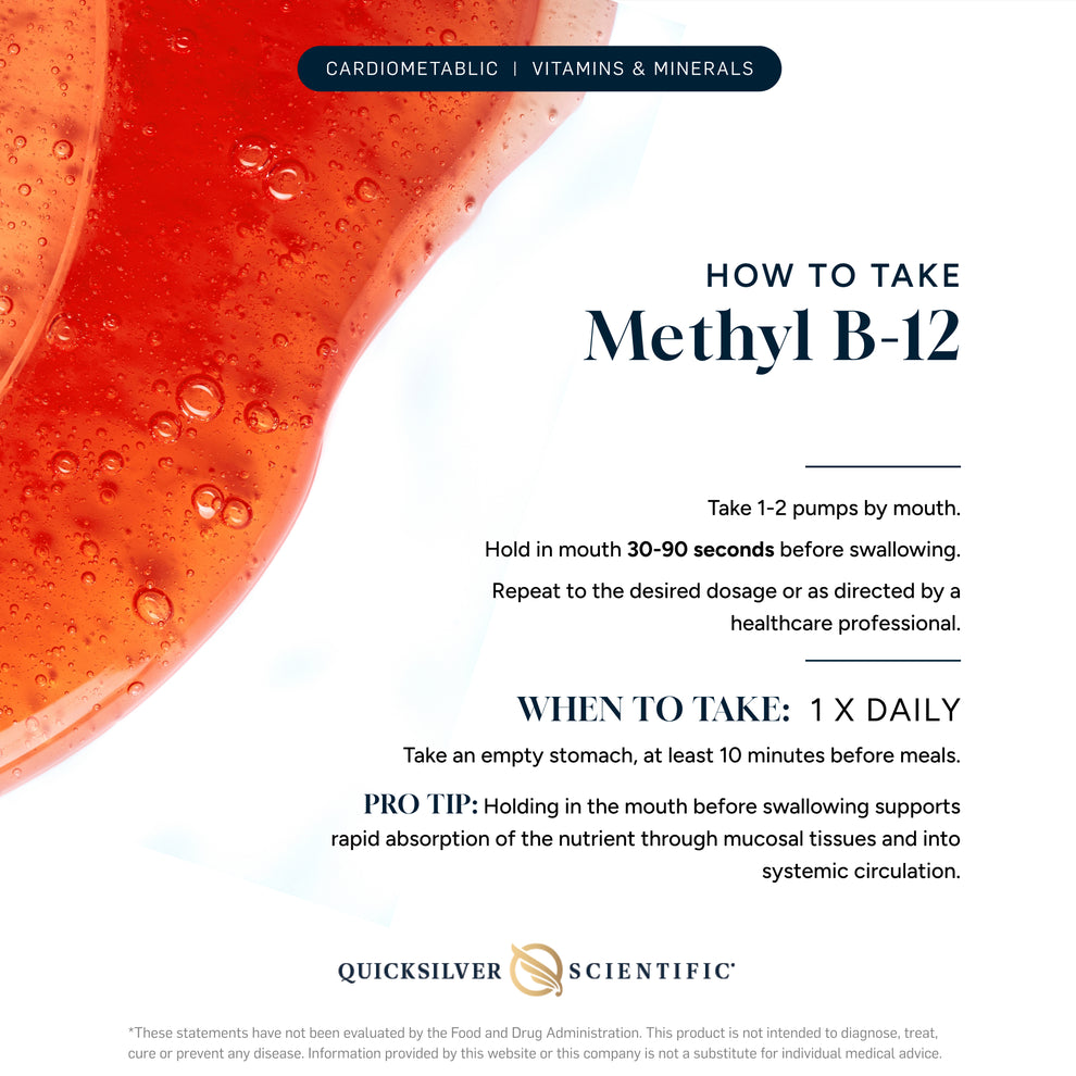 Methyl B-12 - Energy Support Supplement - Quicksilver