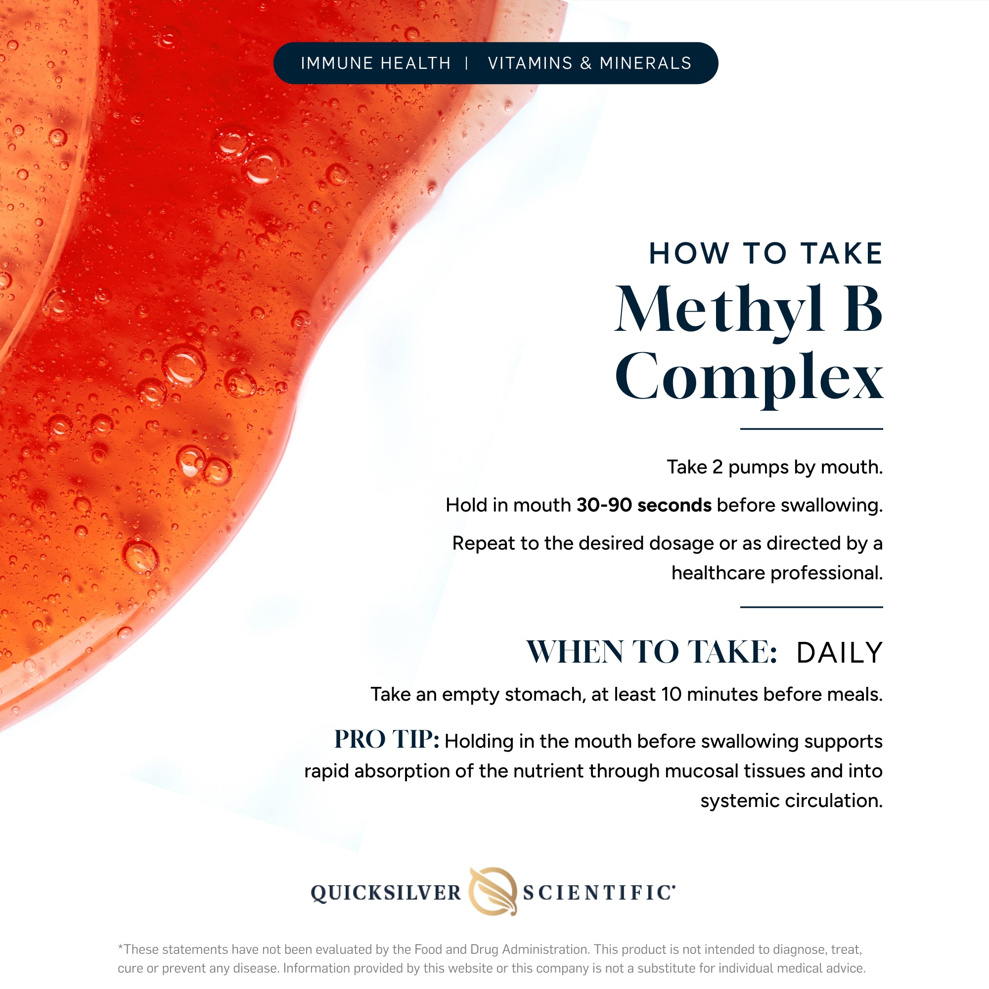 Methyl B-Complex - Liposomal Methylated B-Complex - Quicksilver