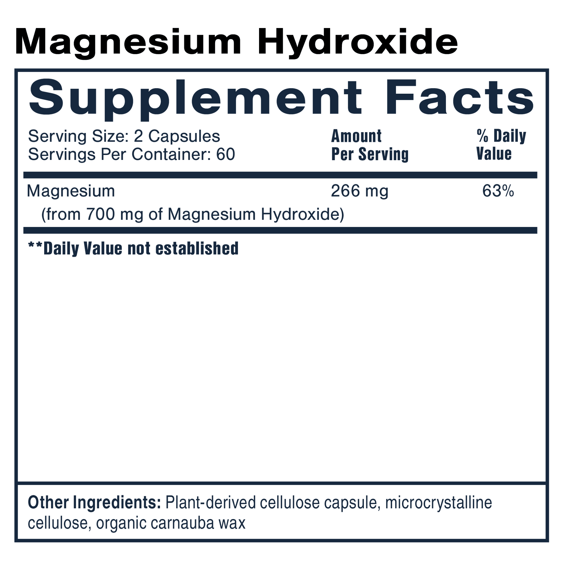 Magnesium Hydroxide – Quicksilver Scientific