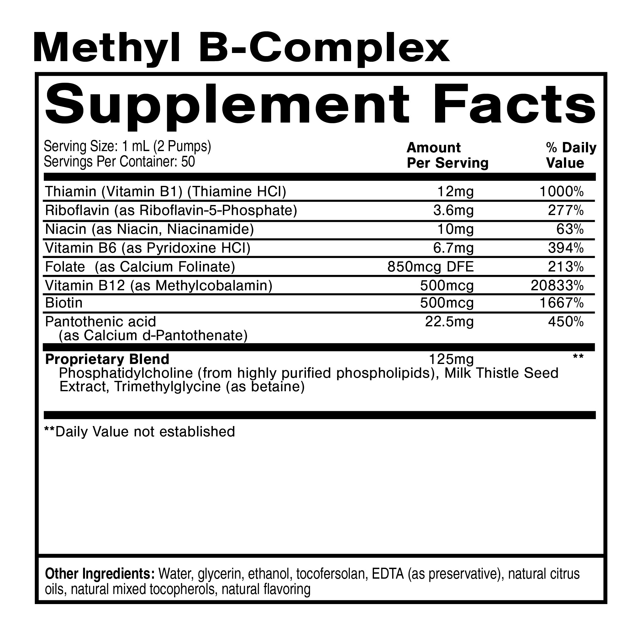 Methyl B12 - Liposomal Methylated B-Complex - Quicksilver