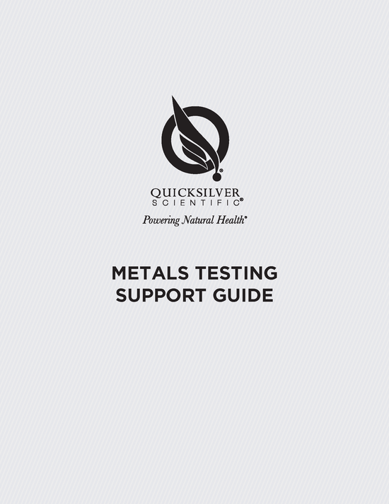 Mercury Tri-Test® & Blood Metals Panel
