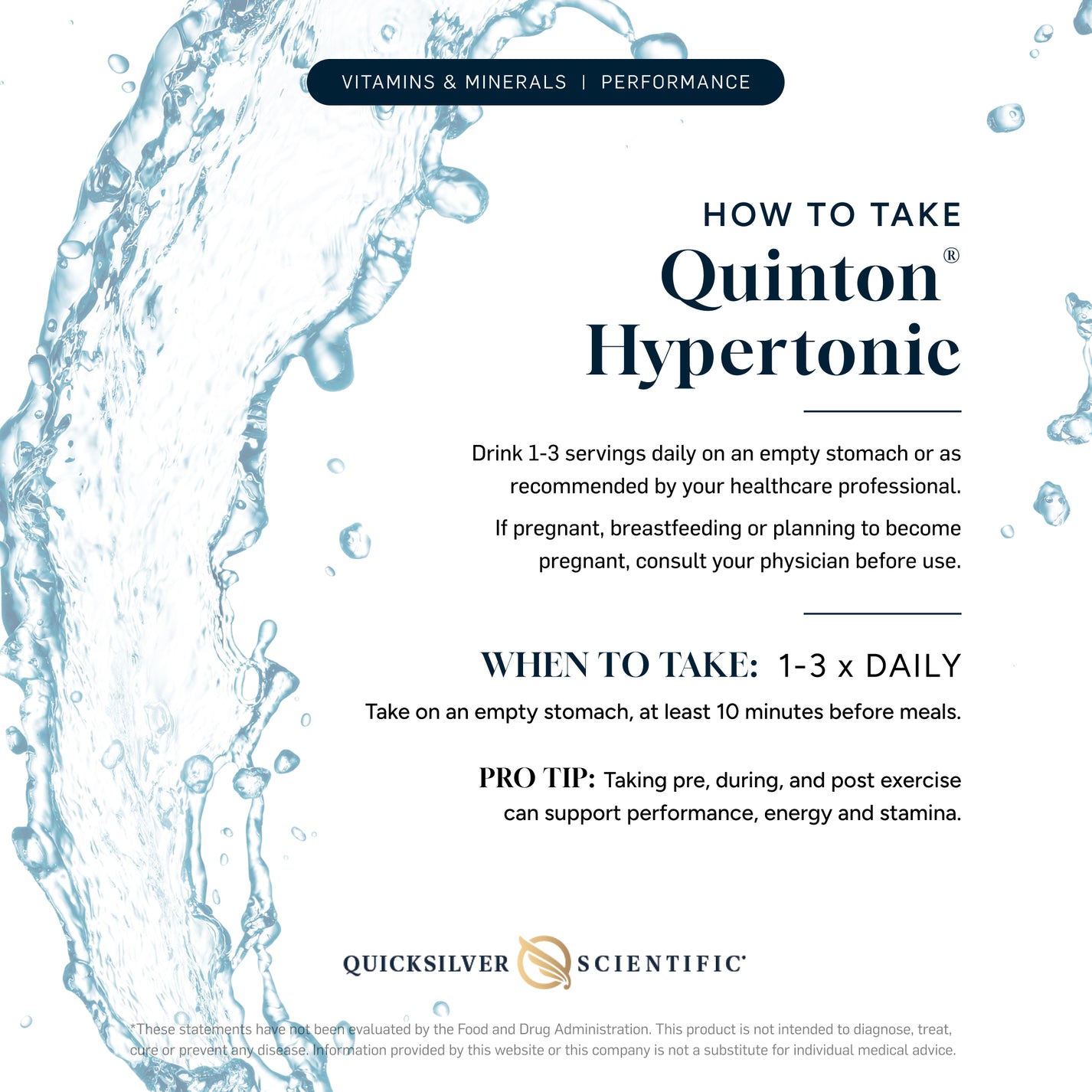 Quinton Hypertonic Ampoules - Quicksilver Scientific