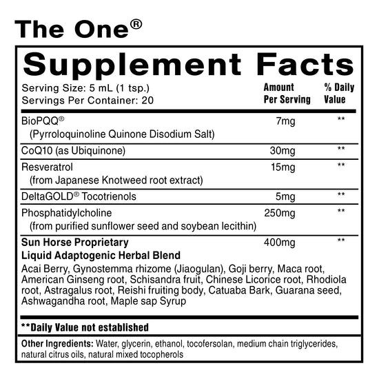 The One - Mitochondrial and Energy Support Supplement