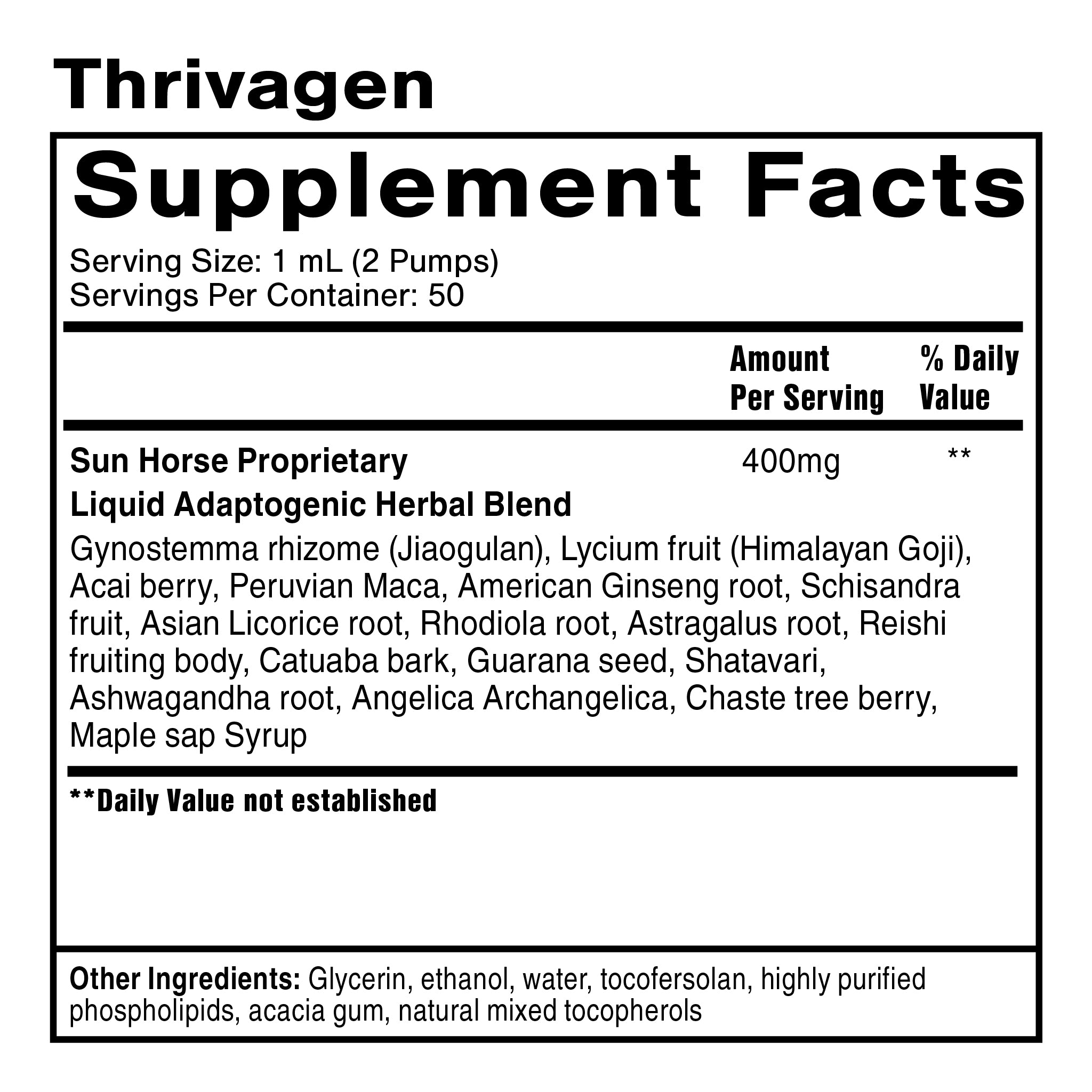Thrivagen - Female Reproductive + Endocrine Support Supplement