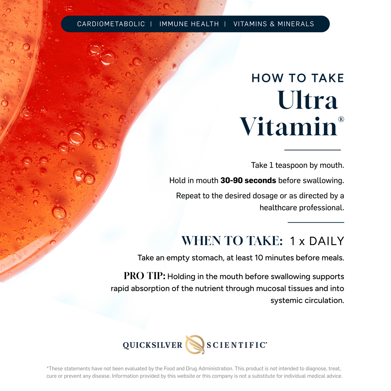 Ultra Vitamin® - Patented Liquid Multivitamin Supplement