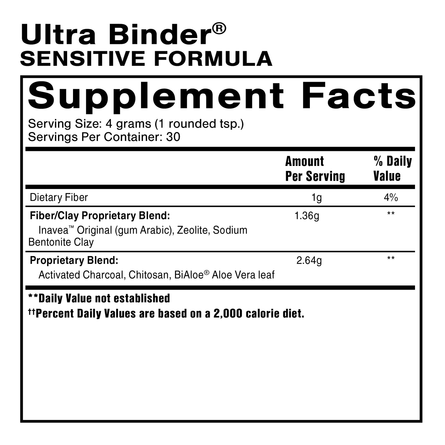 Ultra Binder® Sensitive - Gentle Gut Health Supplement