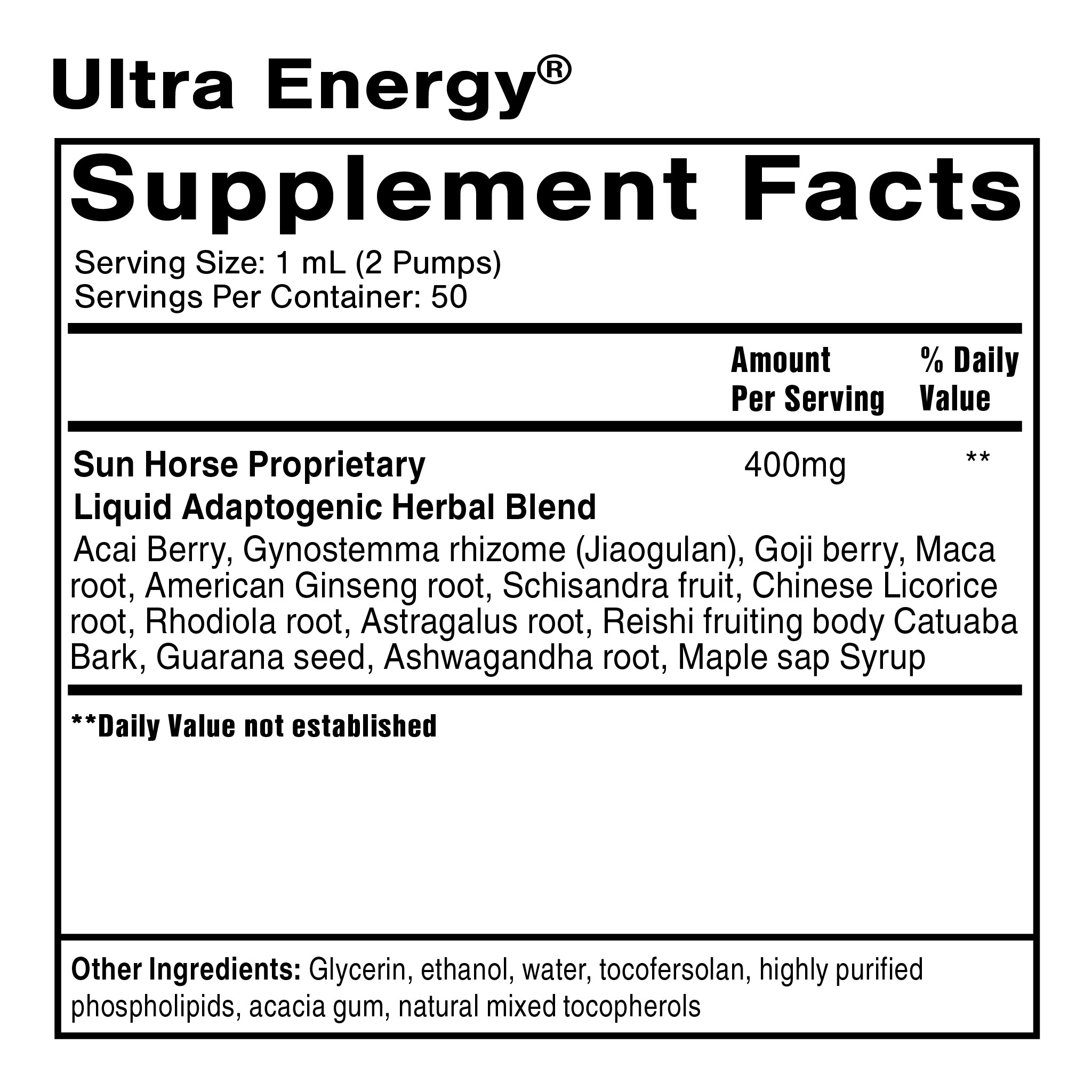 Ultra Energy® - Adrenal Function Supplement - Quicksilver